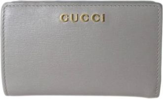 Gucci Portefeuille Pre-owned (bi-pli) - Femme - Pre-owned - Gris - Taille: ONE Size