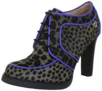 Lollipops Nabab Leopard Derby, Escarpins femme - Gris (Grey), 37 EU