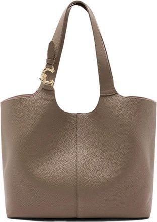 Coccinelle sac port&eacute; &eacute;paule &agrave; boucle C-Easy - Marron