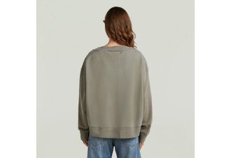 G-Star Sweatshirt Sun faded V-Neck Loose Wmn mit V-Ausschnitt