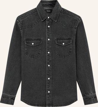Reiss Reiss Jeans-Overshirt Finley schwarz