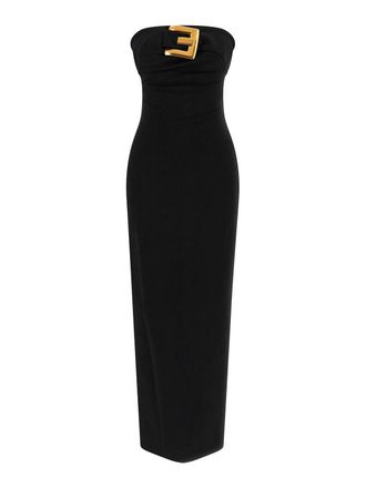 Balmain Maxi Robe - Noir