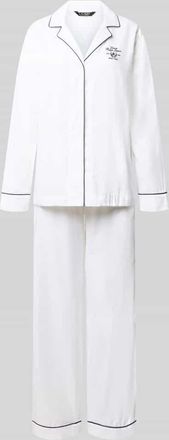 Lauren Ralph Lauren Slim Fit Pyjama-Set aus reiner Baumwolle