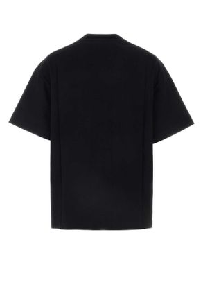 Jil Sander Logo-Embroidered T-Shirt - Black