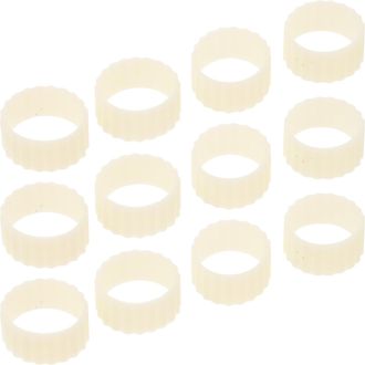 BESPORTBLE 12 St&uuml;ck Silikon Kerzenclips rutschfest Stabil F&uuml;r Kerzenhalter Tischdekoration Kerzenstabilisatoren Wachsmanschetten Silikon Kerzenhalter Kerzenst&auml;nd