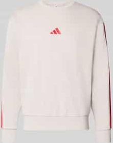 adidas Sweatshirt mit Label-Stitching