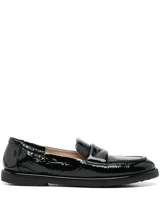 Pomme D'Or Loafer aus Leder - Schwarz