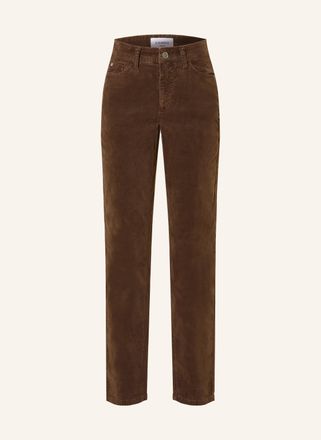 Cambio Cambio 7/8-Hose Piper Aus Samt braun