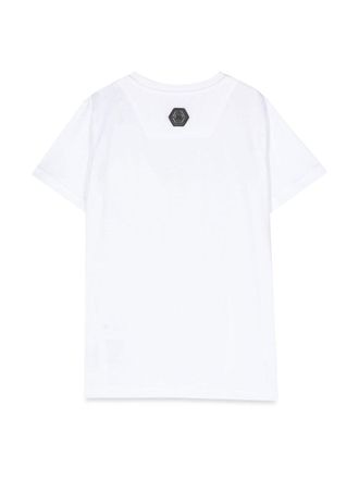 Philipp Plein Bear-Motif Cotton T-Shirt - White