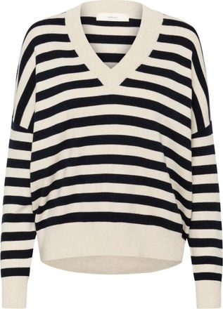 Inwear FosterIW Pull Col en V - Femme - Pulls - Bleu - Taille: 40 FR