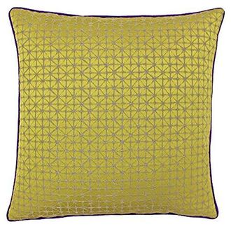 Riva Paoletti Pimlico FEATH CUSH 45X45 GLD/PUR, Gold, 45x45cm