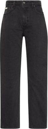 Calvin Klein Jean droit en coton m&eacute;lang&eacute;