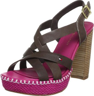 Tommy Hilfiger Damen Farah 2 Slingback, Braun (Brown 204)