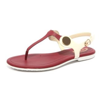 Tod's Infradito Sandalen Flip Flops Schuhe - - Shoes - Damen - Rot - 35 EU