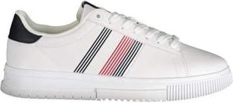 Tommy Hilfiger Men SUPERCUP LTH SEASONAL, White, 41 EU