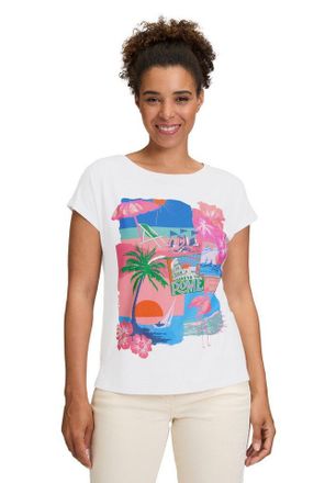 Betty Barclay Kurzarmshirt Damen mit Aufdruck (1-tlg) Pailletten
