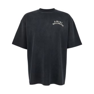 Amiri Hollywood Oversized Tee - - Tops - Herren - Schwarzk - XL