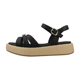 Tommy Hilfiger Femme, Chaussures, Noir, Taille: 37 EU Sandalia Cruzada