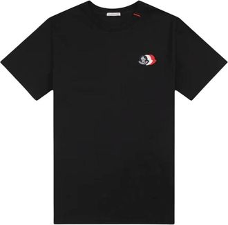 Moncler Homme, Tops, Noir, Taille: XL T-Shirt