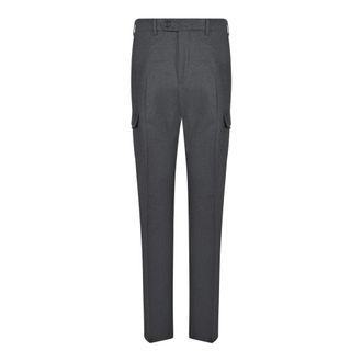 Incotex Flannel Cargo Pants - - Trousers - Herren - Grau - M