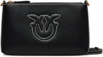 Pinko Handtasche Flat Horizontal Mini PE 25 PCPL 104277 A2AN Schwarz