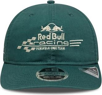 New Era Casquette Red Bull Racing, 9SEVENTY, F1, taille unique, r&eacute;glable, vert, m&eacute;lange de coton, refroidissement sup&eacute;rieur, antimicrobien, produit officiel