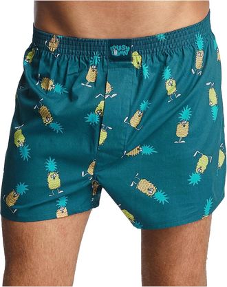 Lousy Livin Underwear Herren Unterw&auml;sche Ananas Boxershorts, blue dive, Medium
