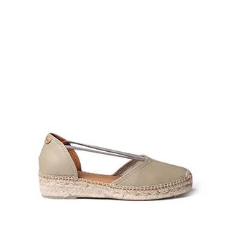 Toni Pons Espadrille Cuir Femme - ERLA - Olive, 39 EU