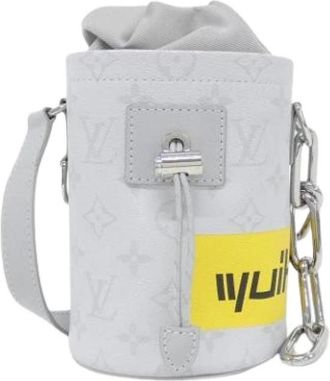 Louis Vuitton unisex, Pre-owned, Blanc, Taille: ONE Size Sac Nano Chalk Pre-owned