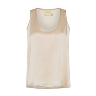 Momoni Femme, Tops, Beige, Taille: 38 FR Top Remy