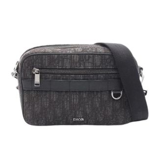 Dior Pre-owned Safari Oblique Canvas Leather Shoulder Bag - - Pre-owned - Herren - Schwarzk - ONE SIZE