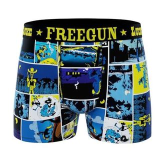 Freegun Boxer Homme Microfibre Lucky Luke (XXL, Lucky Blue)