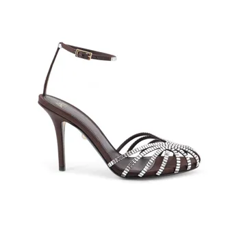 Alev&igrave; Femme, Chaussures, Brun, Taille: 36 EU Sandales &agrave; talons hauts