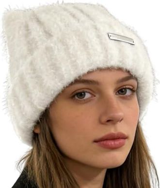 Generic Bonnet dhiver, isol&eacute; et respirant avec oreilles de chat - Chapeau de cyclisme chaud pour temps froid - Pour soeur, voyage, ski, randonn&eacute;e, luge, snowb