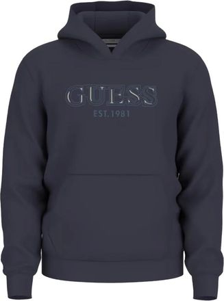 Guess Homme, Sweatshirts et sweats &agrave; capuche, Bleu, Taille: 2XL Sweat &agrave; capuche