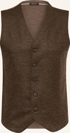 Maerz Maerz Muenchen Strickweste Im Materialmix braun