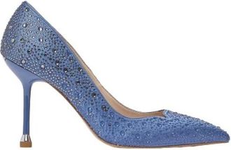 Liu Jo Femme, Chaussures, Bleu, Taille: 37 EU D&eacute;collet&eacute; Full Strass