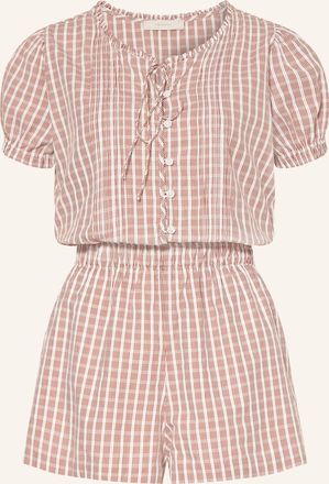 Faithfull The Brand Faithfull The Brand Jumpsuit Emilie Mit R&uuml;schen rot
