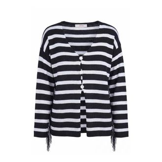 Jucca Strickjacke mit Knopfleiste - - Knitwear - Damen - Mehrfarbig - M