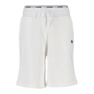 GCDS Gcds, Homme, Shorts, Blanc, Taille: S Essentials Bermuda Fleece SweaT-shirt