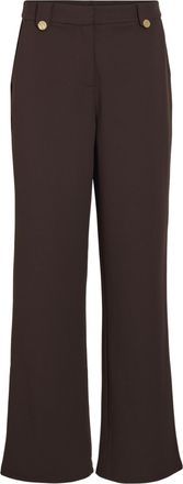Vila Viclua Hw Wide Button Pants- Noos