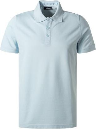 Ragman Herren Polo-Shirt blau Baumwoll-Piqué