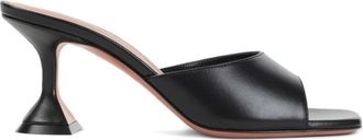 Amina Muaddi Femme, Chaussures, Noir, Taille: 38 1/2 EU Mule &agrave; talon