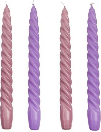 Talking Tables 3 Stück Spitzkerzen Ombre geruchlos Neon-Pink Orange und Gelb 20cm Party-Dekoration stilvolles Geschenk hochwertiges Wachs