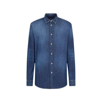 Dsquared2 Relaxed Denim Hemd - - Shirts - Herren - Blau - XL