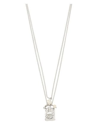 Pilgrim Fire - Versilberte Halskette im 2-in-1-Set