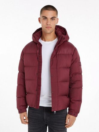 Tommy Hilfiger Steppjacke MIX DOWN HOODED PUFFER JACKET mit abnehmbarer Kapuze
