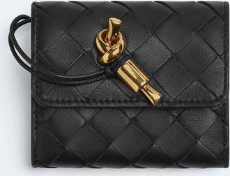 Bottega Veneta Portefeuille Zipp&eacute; Tri-fold Andiamo - Bottega Veneta