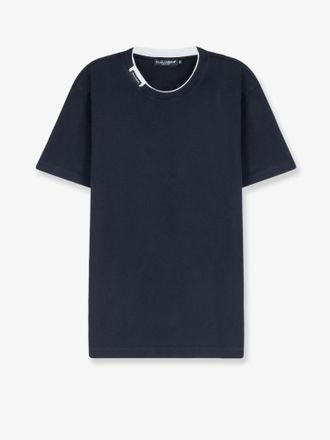 Dolce & Gabbana Cotton t-shirt with contrasting profile - DOLCE & GABBANA - gender_Man