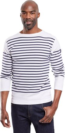 Armor Lux Herren Marini&atilde;&uml;re Amiral Homme Pullover, Wei&szlig; (400 Blanc/Navire 400), S EU
